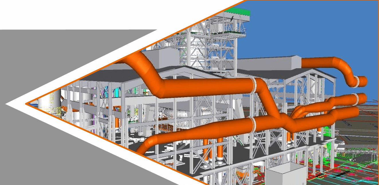 Piping 3D model of Plant Engineering Consultant Company. - Khodiyar ...